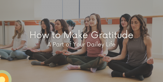 How to Make Gratitude A Part of Your Dailey Life - The Dailey Method